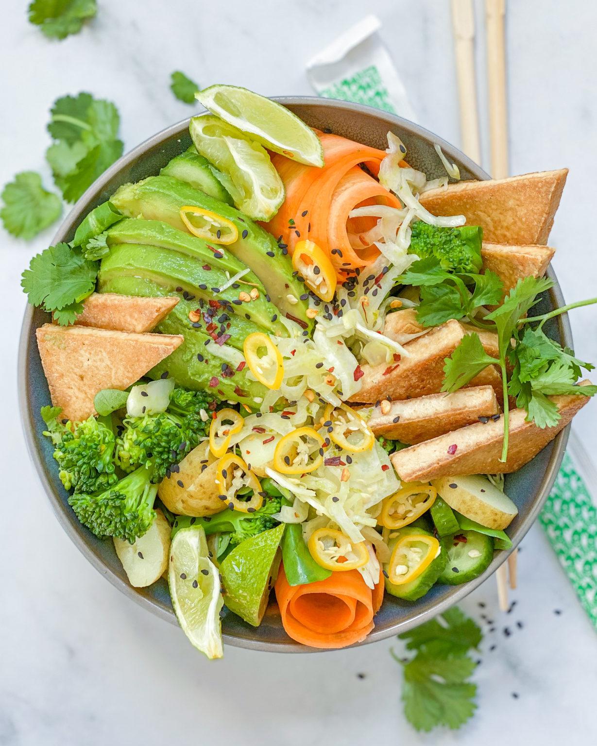 Buddha Bowl Guide - Opskrift på mættende og sund salat bowl