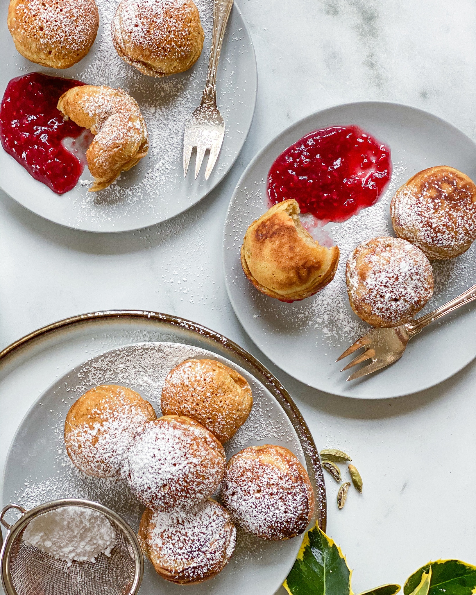 Veganske Æbleskiver - Opskrift på klassisk æbleskive uden æg