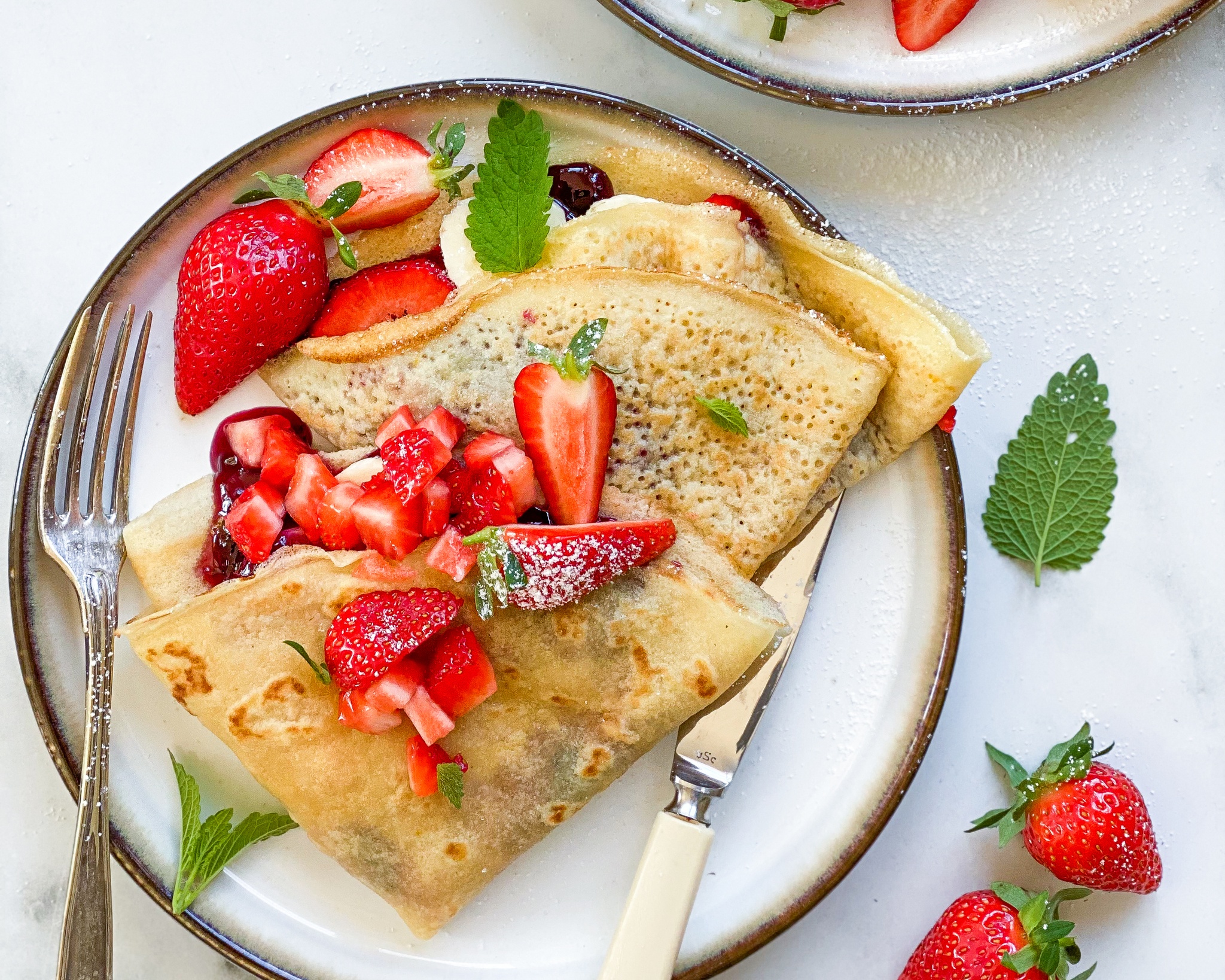 Veganske Pandekager - Klassiske tynde pandekager uden æg