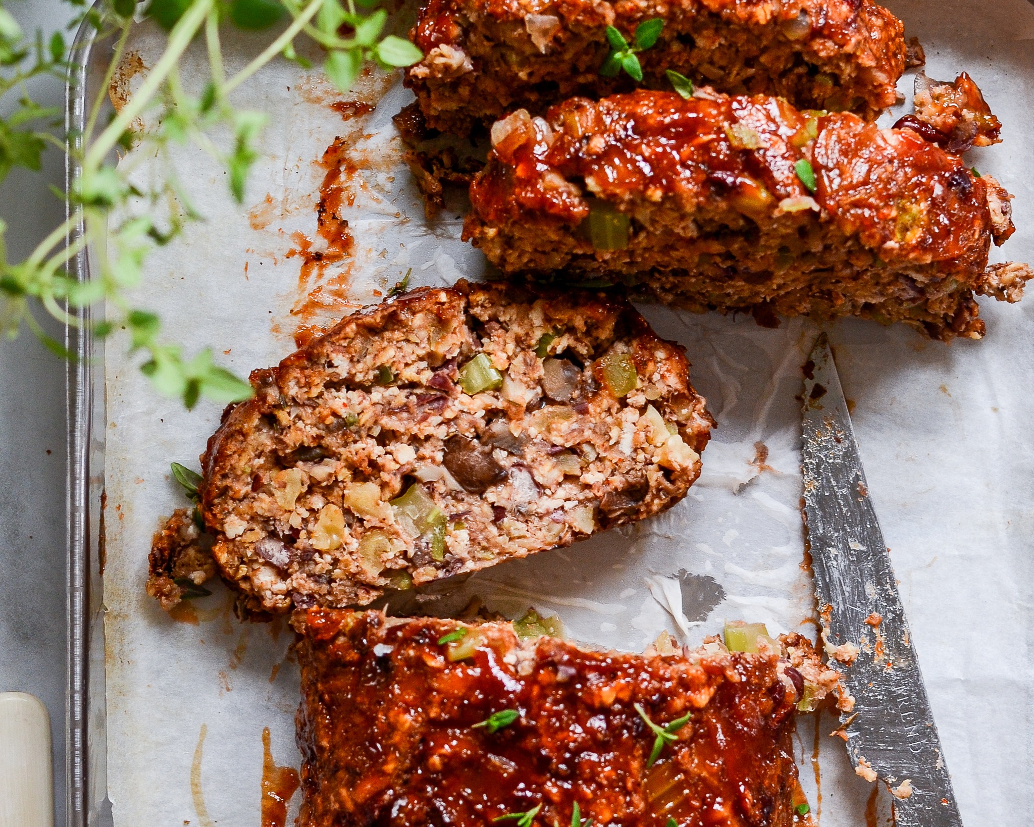 Vegansk farsbrød med grøntsager - Lækker vegansk julesteg