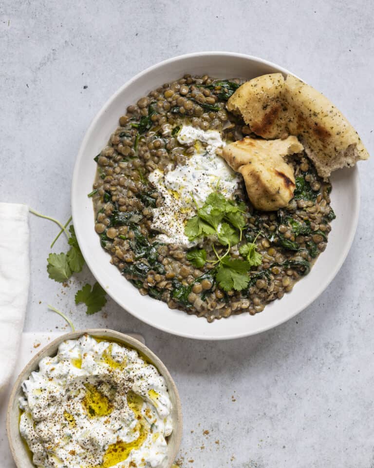 Grøn dahl - Opskrift på dhal med grønne linser og kokosmælk