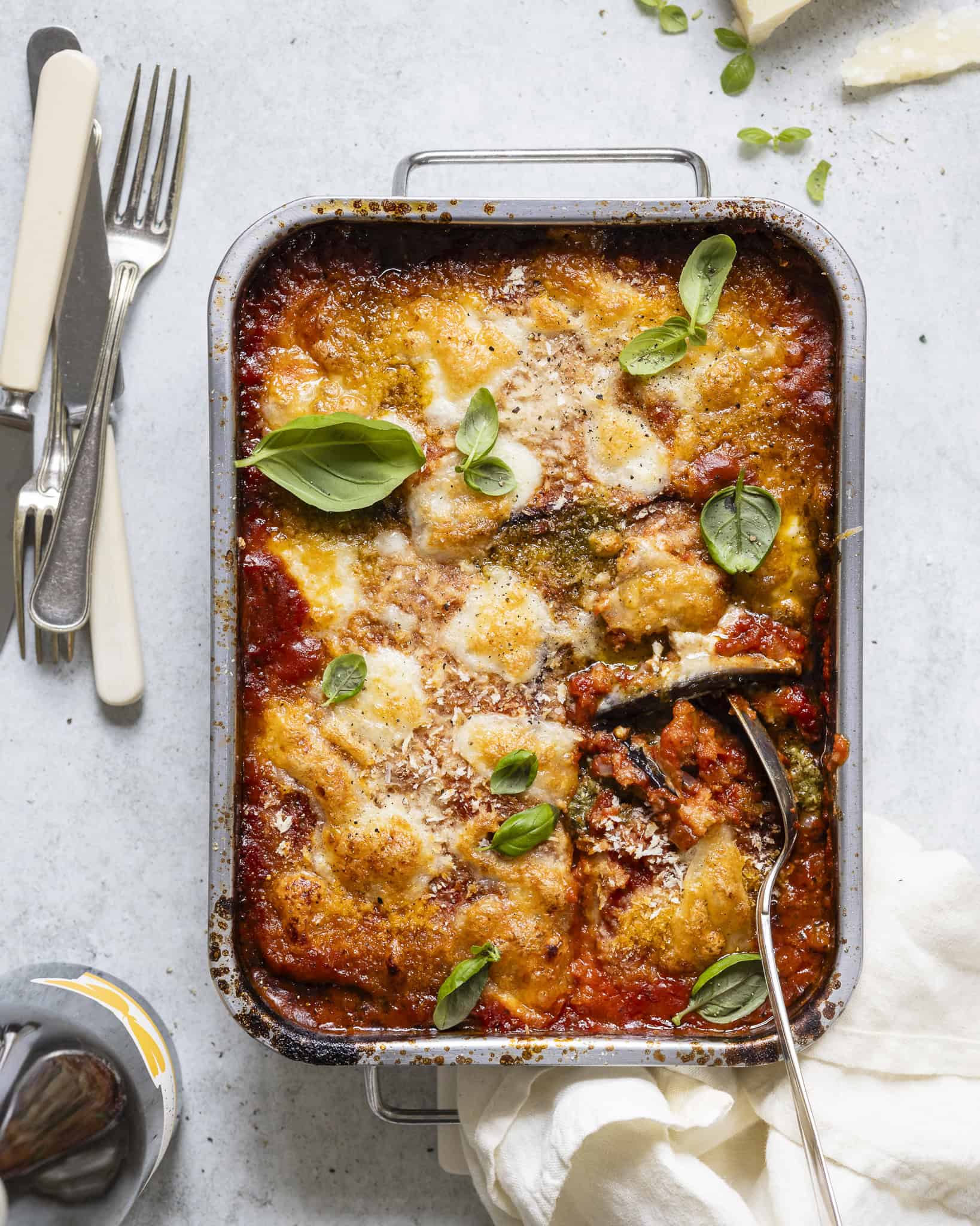 Melanzane alla Parmigiana - Lækreste italiensk vegetarret