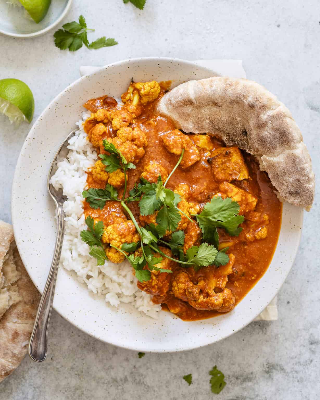 Vegetarisk tikka masala - Tikka masala opskrift med blomkål